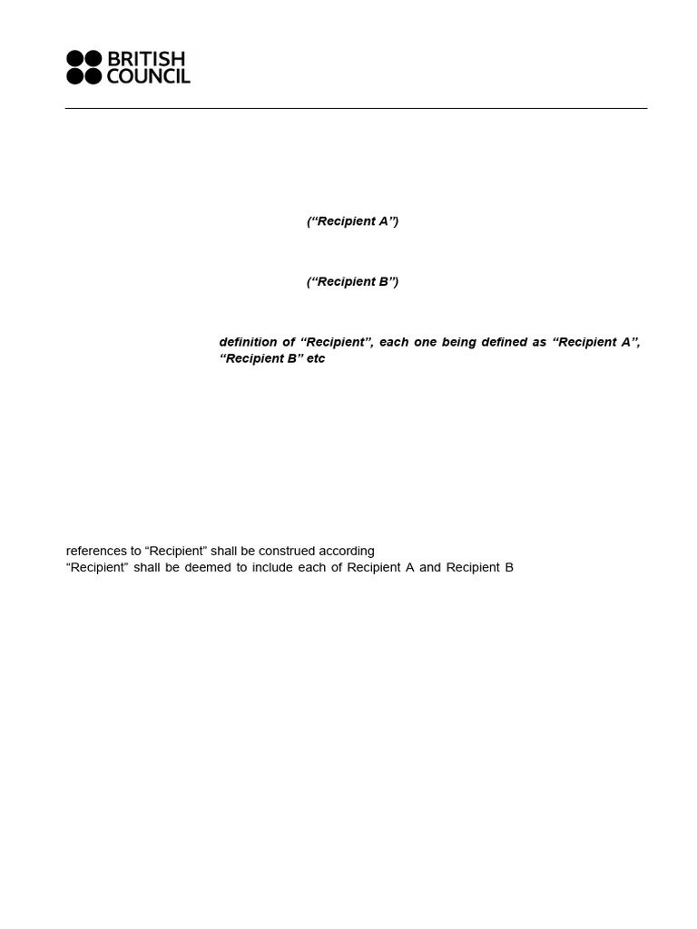 Example of Standard ICG Grant Agreement | PDF | Indemnity | Private Law