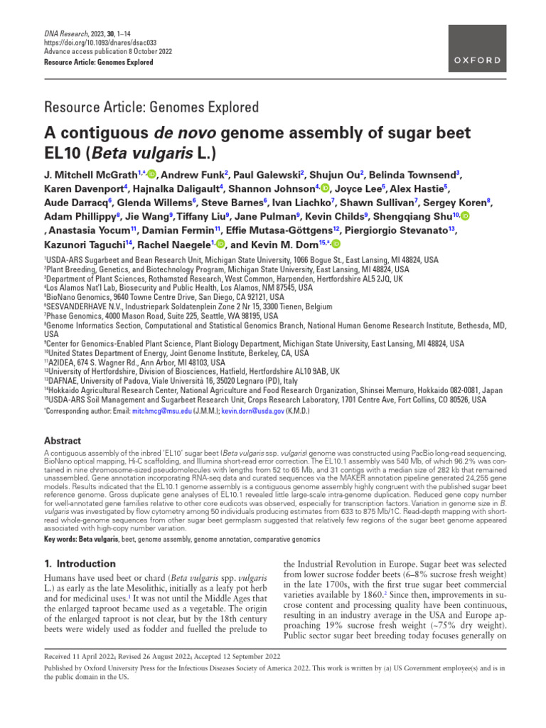 dsac033 | PDF | Gene | Sequence Alignment
