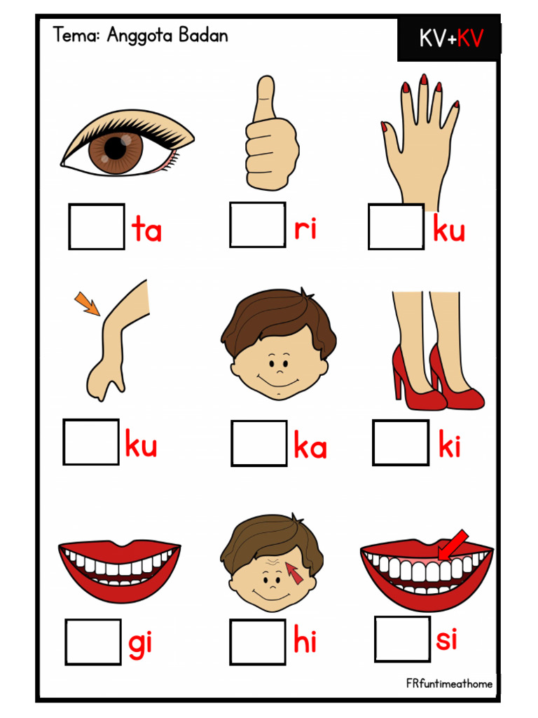 BM Tema Anggota Badan | PDF