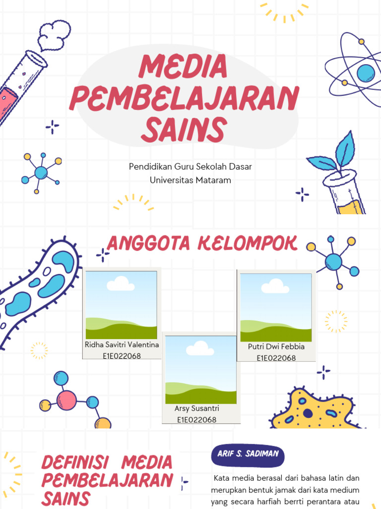 SAINS KEL.8 Media Pembelajaran Sain | PDF | Ilmu Sosial | Seni & Disiplin Bahasa