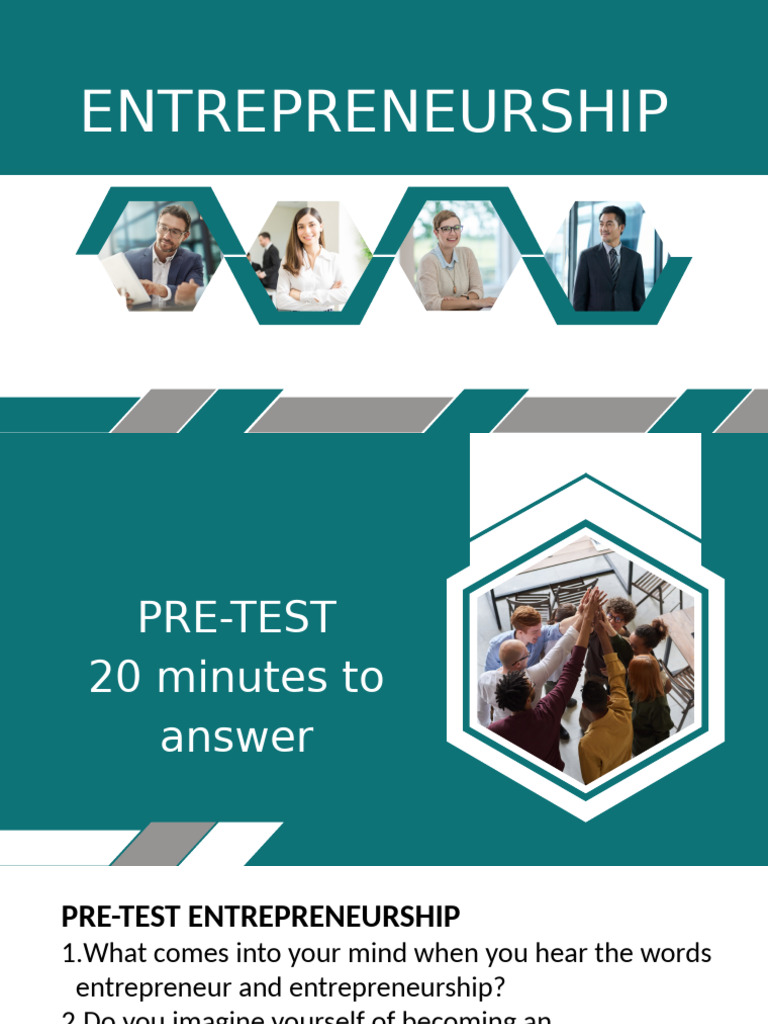 Chapter 1 Lesson 1 | PDF | Entrepreneurship | Theory