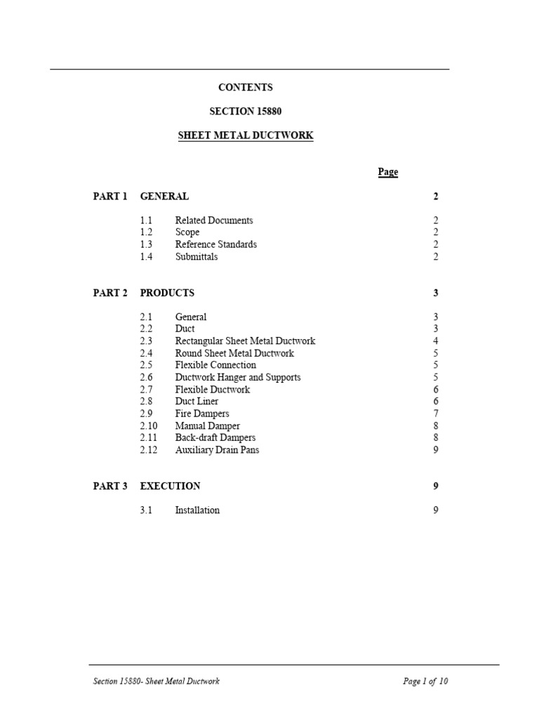 Sheet Metal Ductwork | PDF | Duct (Flow) | Building Engineering