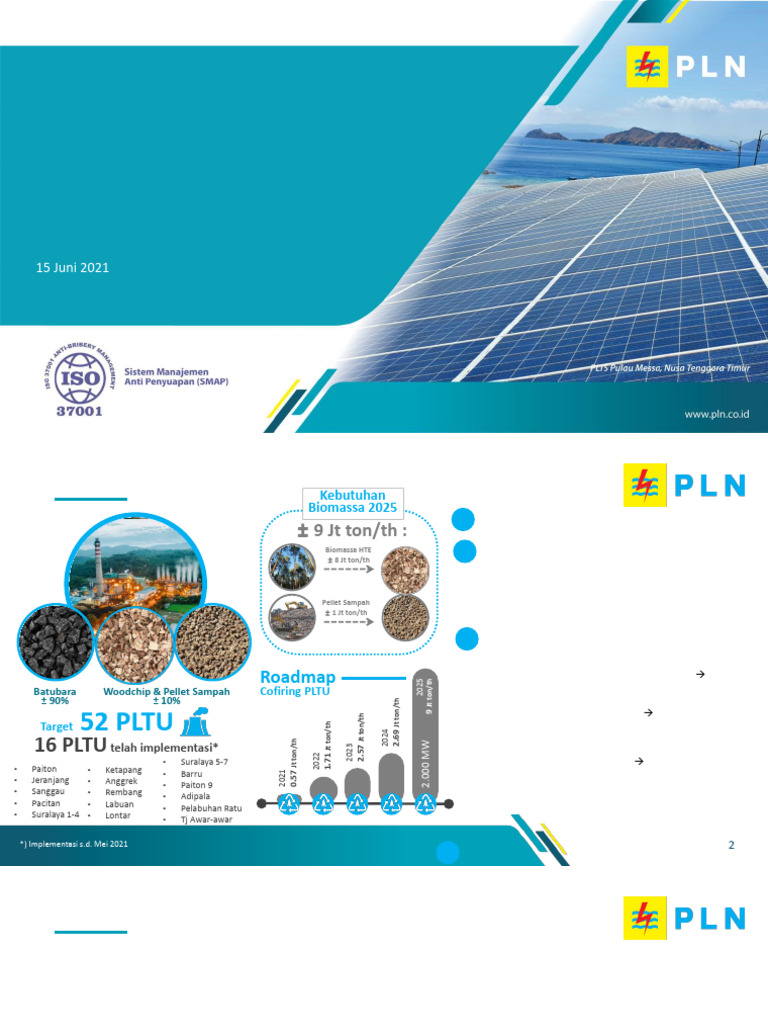 Laporan Progress Cofiring - Rakor - DIVEBT | PDF