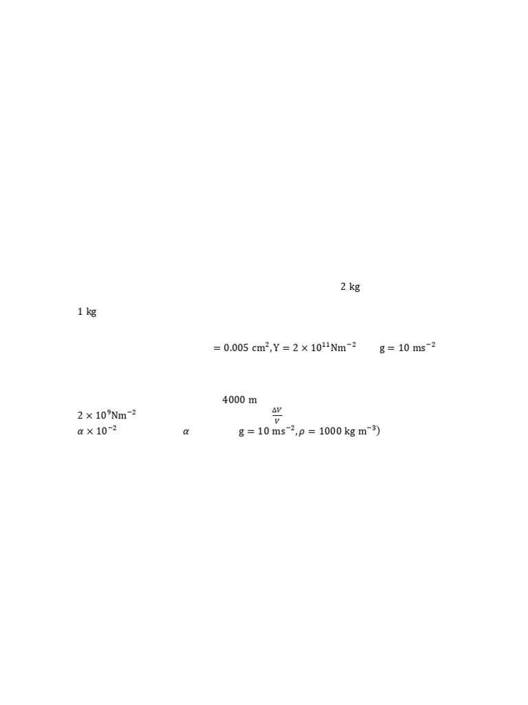 Solids and Fluids PYQ 21 To 24 | PDF | Young's Modulus | Elasticity (Physics)