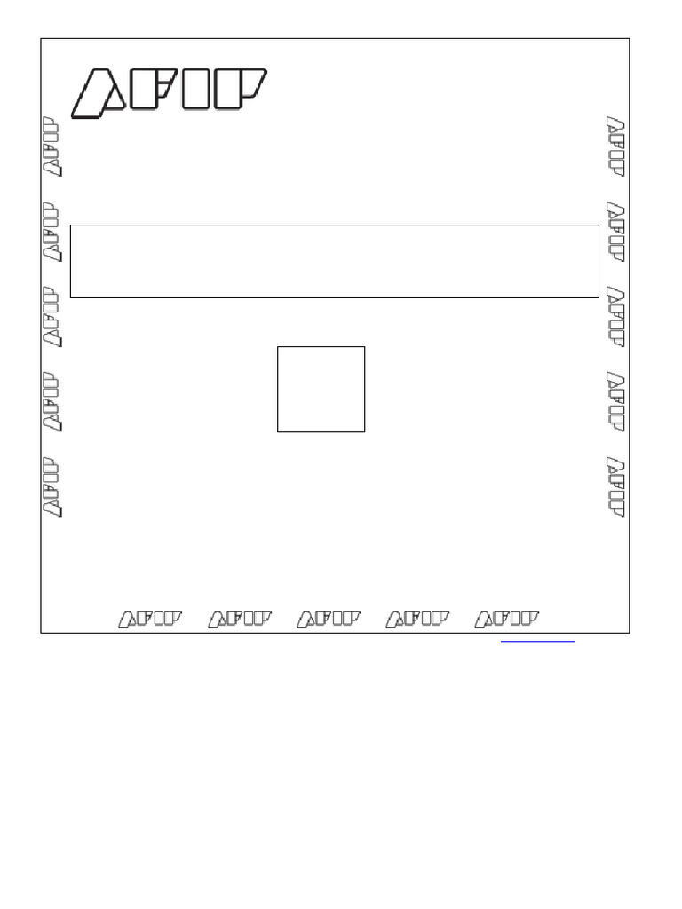 Constancia Afip | PDF