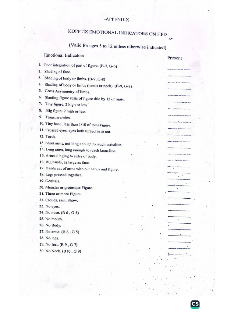 HFD Scoring Sheet Overview | PDF