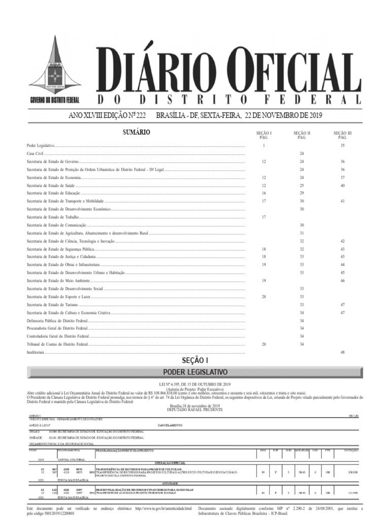 Dodf 222 22-11-2019 Integra | PDF