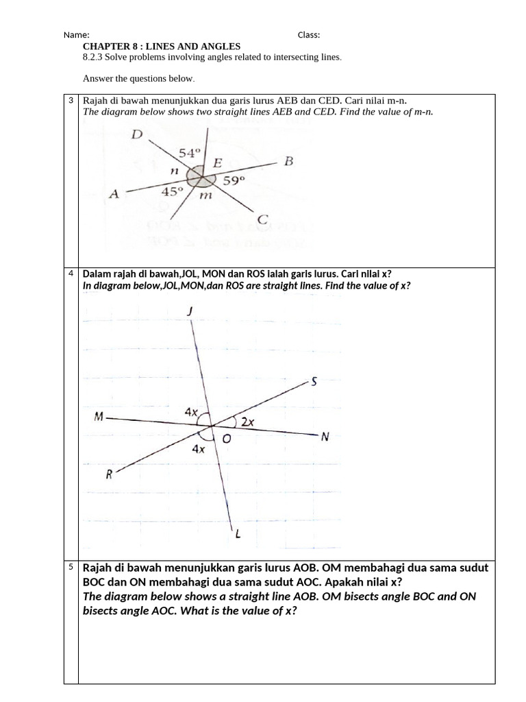 Latihan Angle f1 Part 2 | PDF