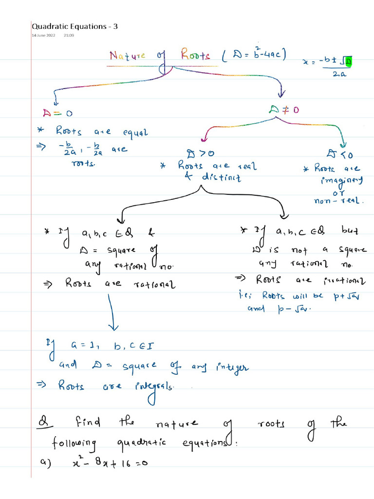 Quadratic Equations - 36 Yrs Pyq | PDF