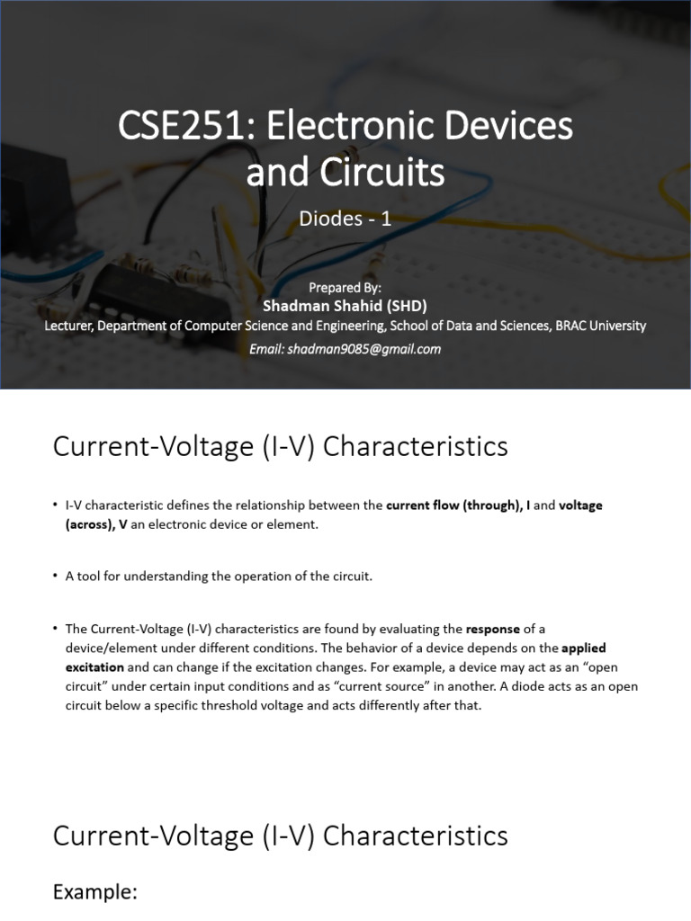 5 Diodes 1 | PDF | P–N Junction | Doping (Semiconductor)