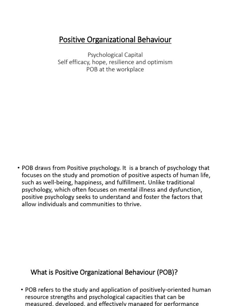 7. POB | PDF | Psychological Resilience | Optimism