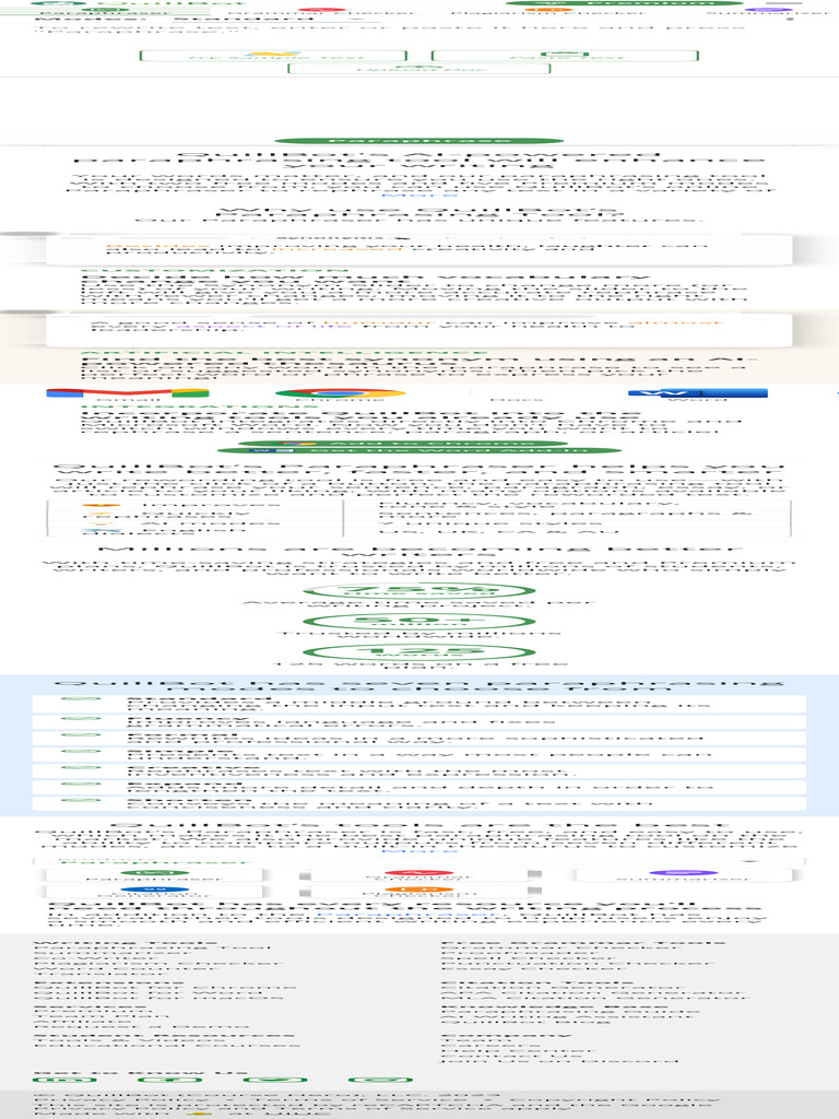 Paraphrasing Tool - QuillBot AI | PDF | Artificial Intelligence | Intelligence (AI) & Semantics