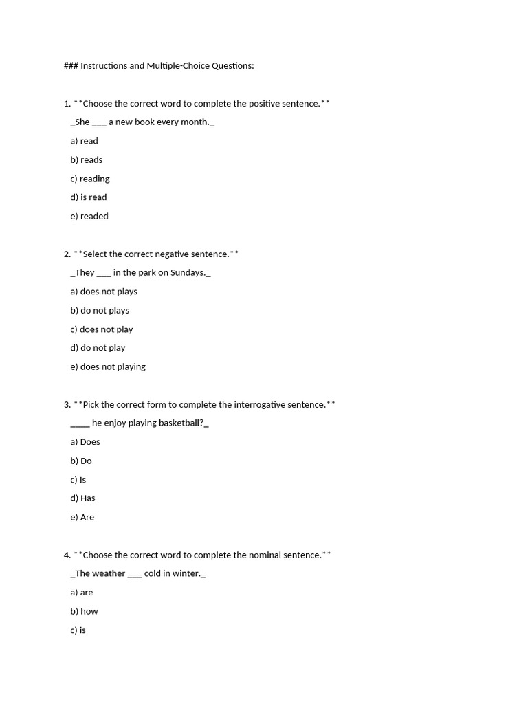 English Grammar and Tea Making Quiz | PDF | Tea | Question