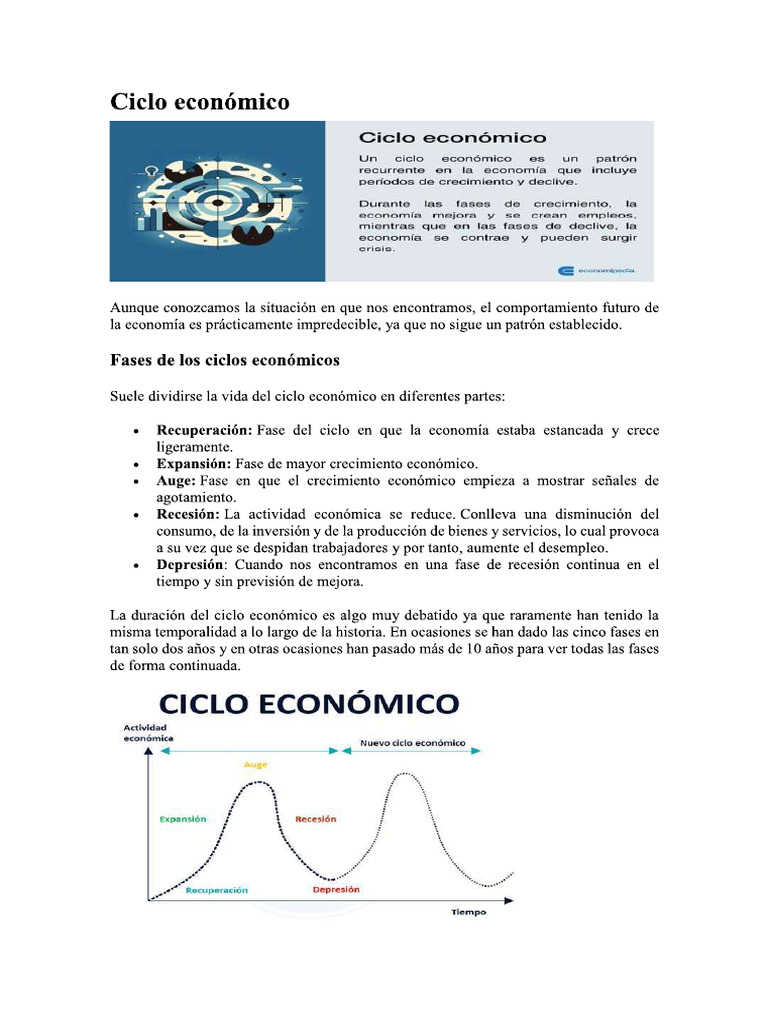 Ciclos Economicos 1 | PDF