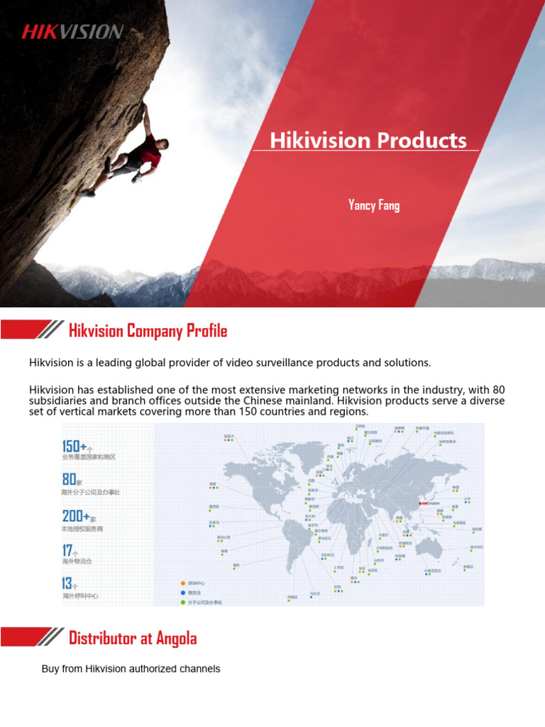 Hikivision YancyFang | PDF | Closed Circuit Television | Computer Network