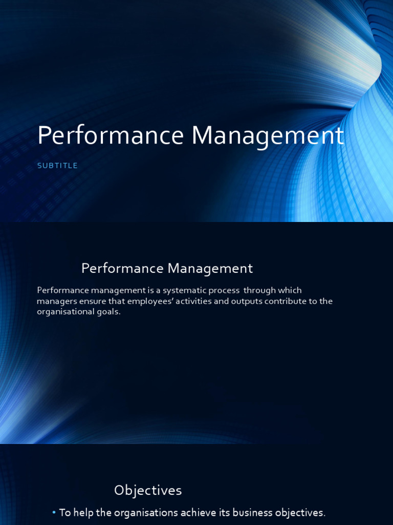 Performance Management | PDF | Compensation And Benefits | Employment