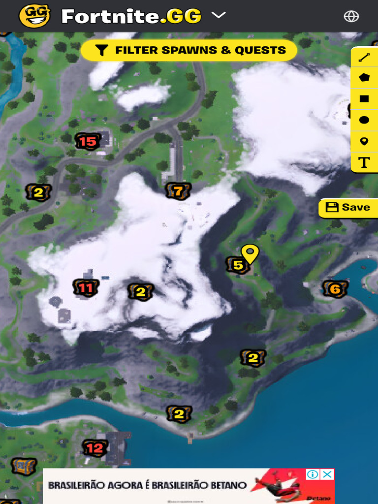 Fortnite Interactive Map - Fortnite - GG 3 | PDF
