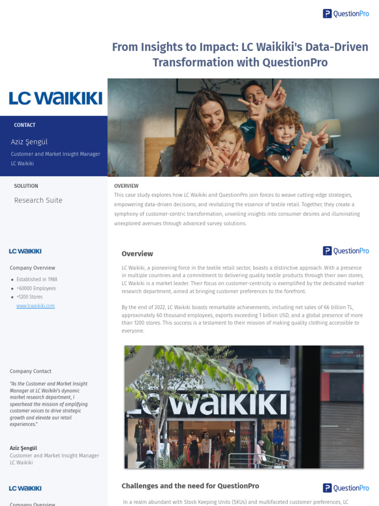 LC Waikiki's Data-Driven Retail Strategy | PDF | Brand | Customer ...