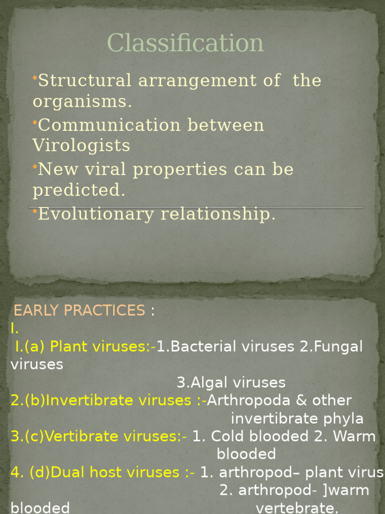 Ictv Classification | PDF | Virus | Sense (Molecular Biology)