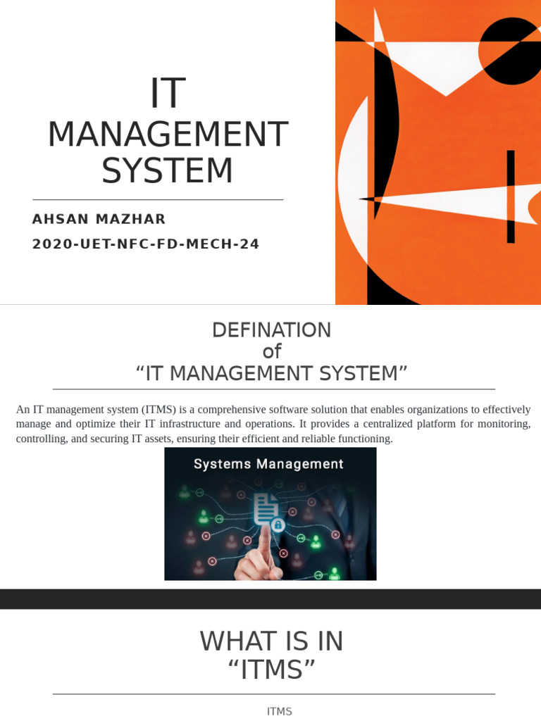 It Management System | PDF | Infrastructure | Computing