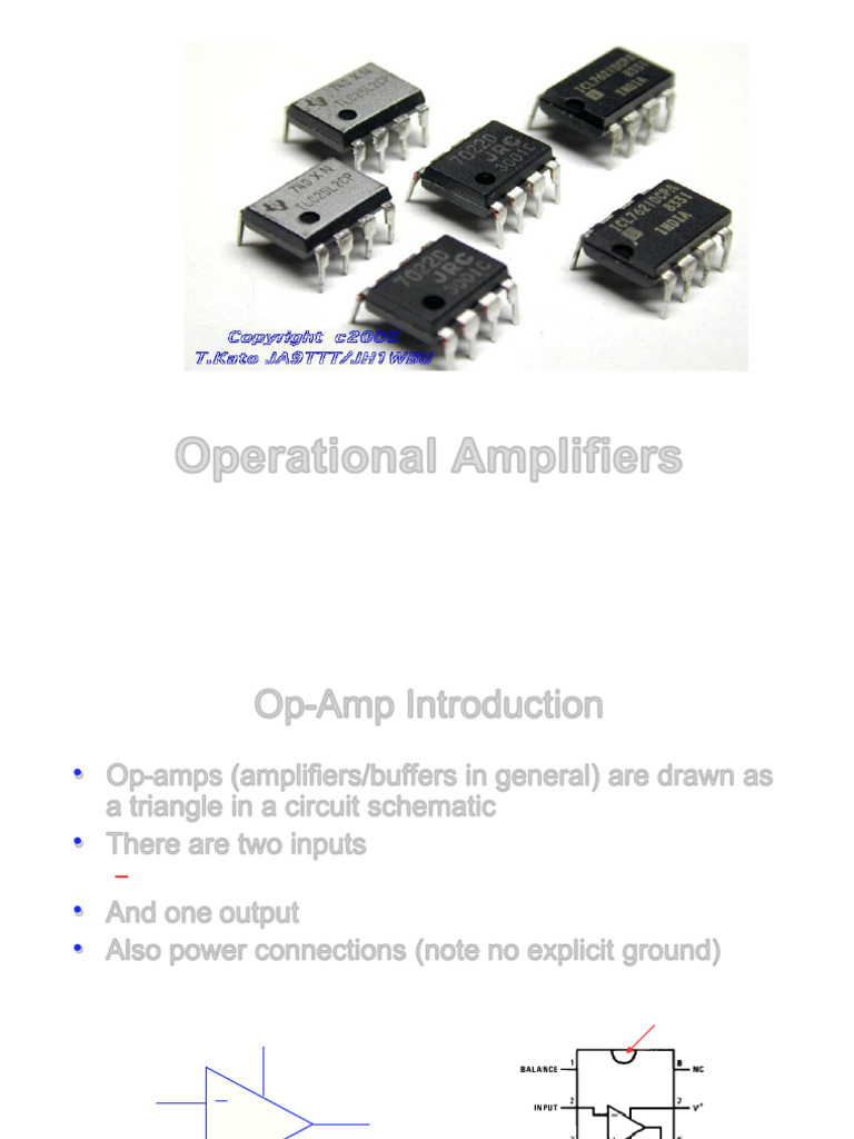 Understanding Operational Amplifiers | PDF | Operational Amplifier ...