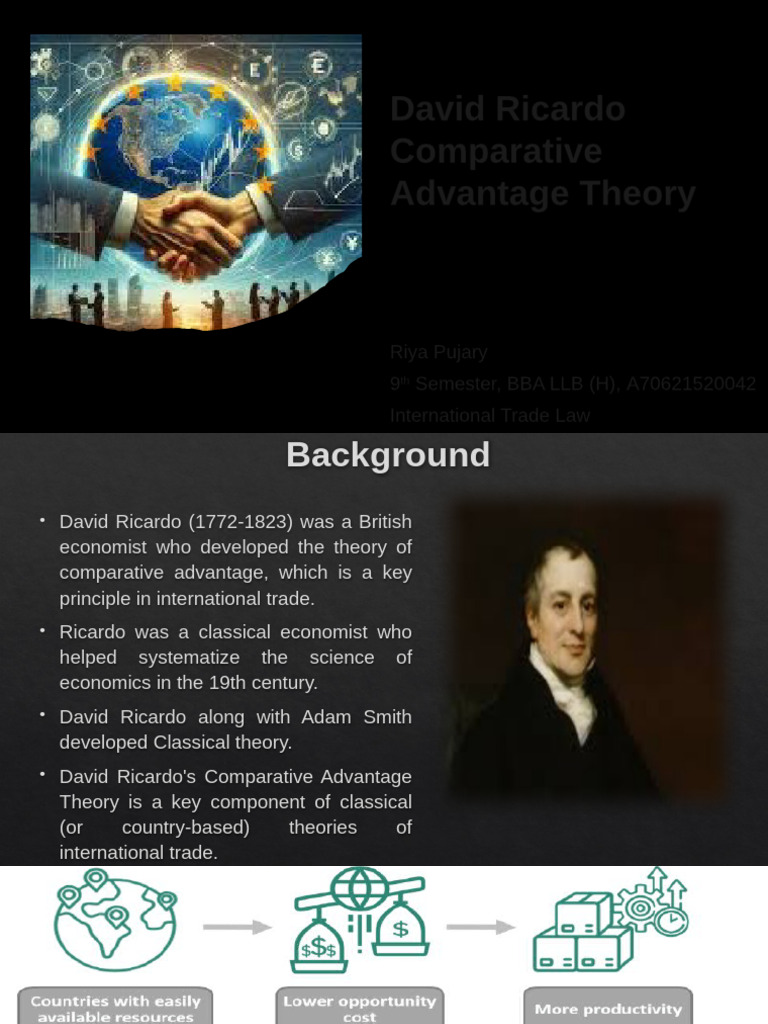 David Ricardo Comparative Advantage Theory | PDF | Comparative ...