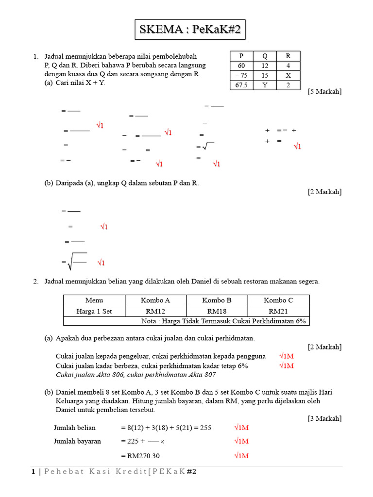Pekak #2 (Skema) | PDF