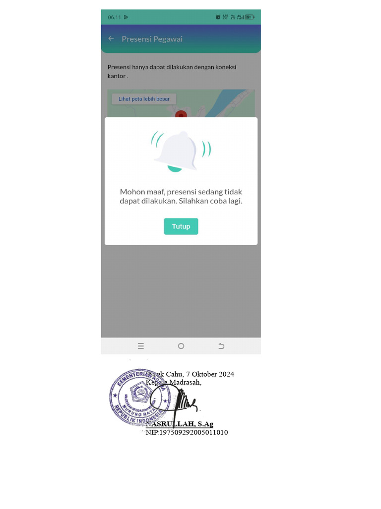 Absen Error 7-10-2024 | PDF