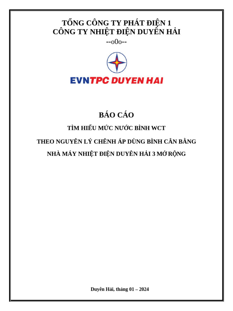 (Dh3e-C&i) Bao Cao Tim Hieu Muc Nuoc WCT | PDF