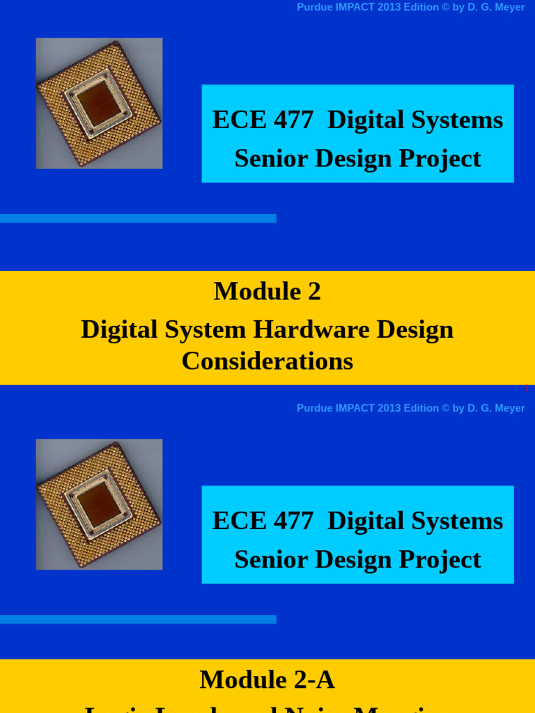 ECE 477 Digital Systems Senior Design Project | PDF | Cmos | Logic Gate