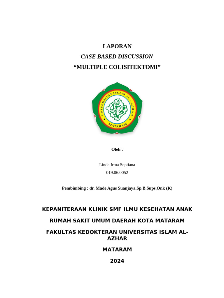 Laporan Preskes 1 | PDF