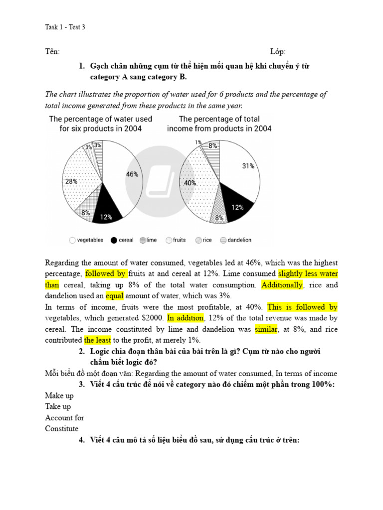 Task 1 - Test 5:11 | PDF | Economies