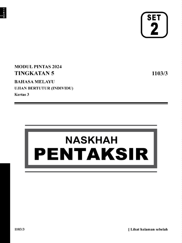T5 S2 K3 - Buku Pentaksir - PR2 | PDF