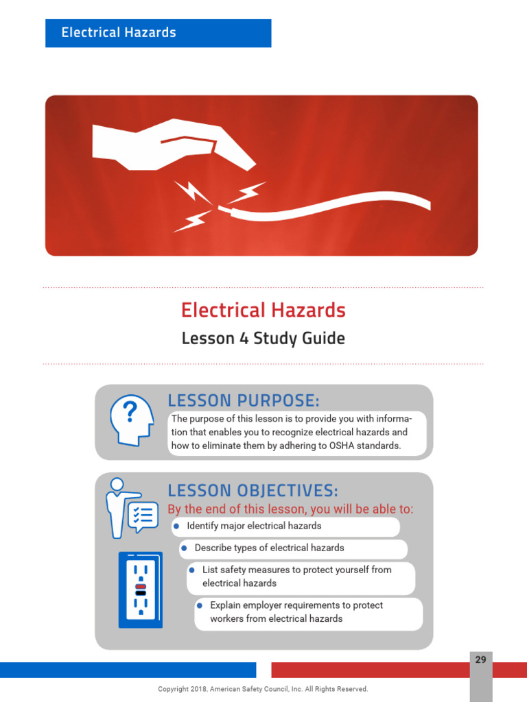 Lesson 4 Electrical Hazards | PDF | Insulator (Electricity) | Safety