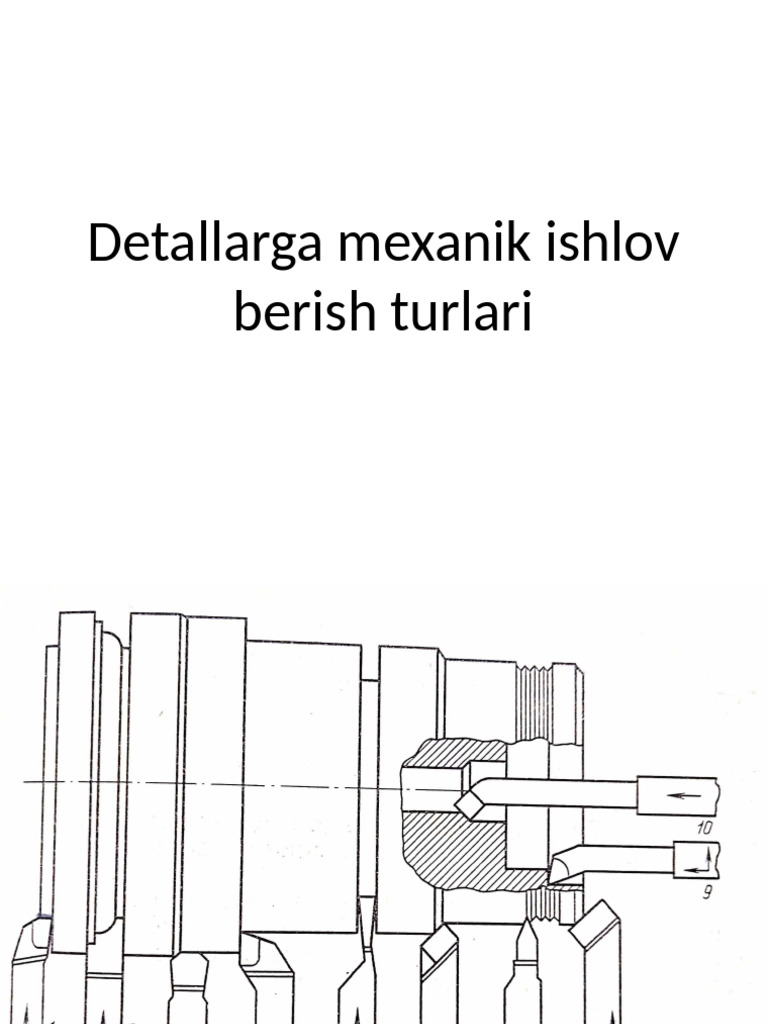 Mexanik Ishlov Berish Turlari | PDF