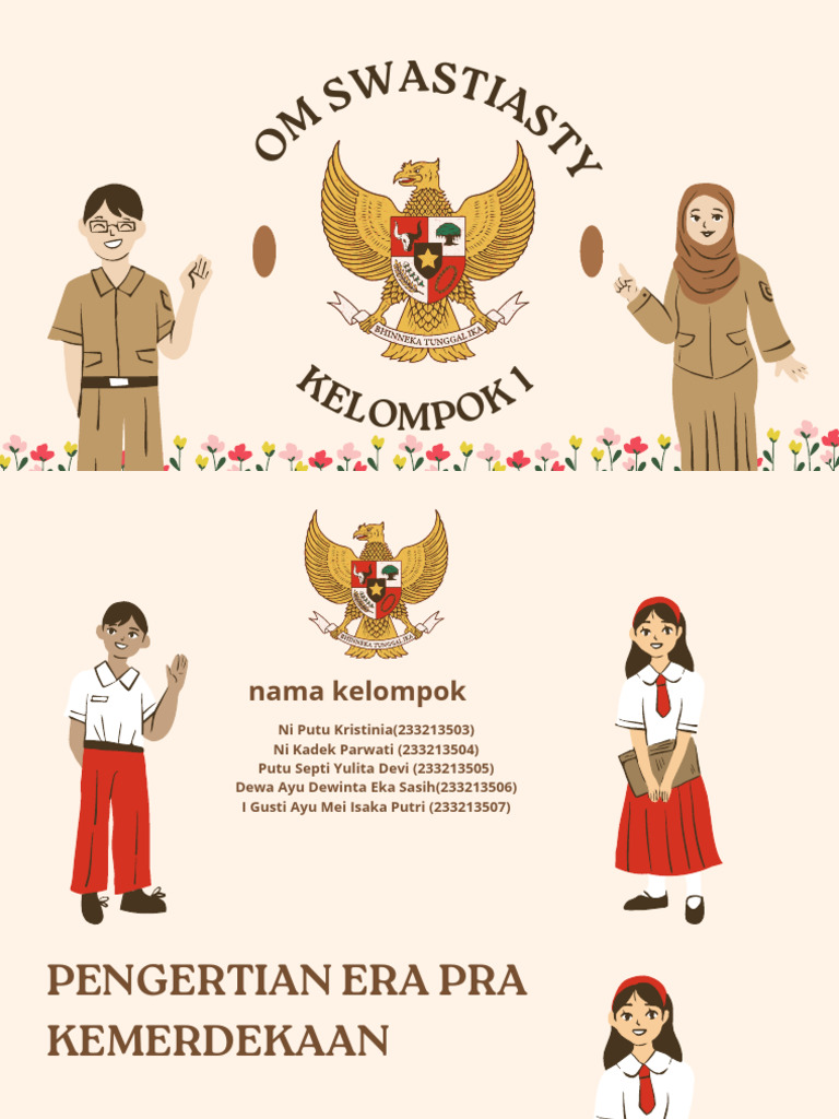 Coklat Krem Ilustrasi Projek Penguatan Pancasila P5 Kurikulum Merdeka ...