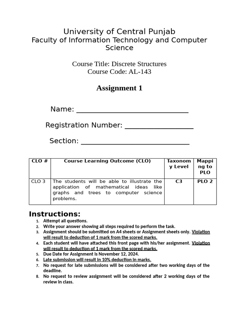 DS-Assignment 1 | PDF | Computational Problems | Computational ... DS-Assignment 1 | PDF | Computational Problems | Computational ...