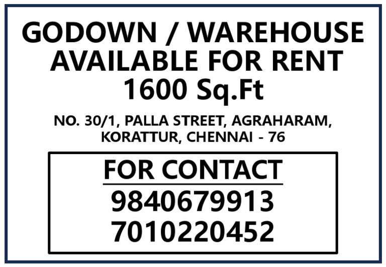 Godown Ad Final | PDF