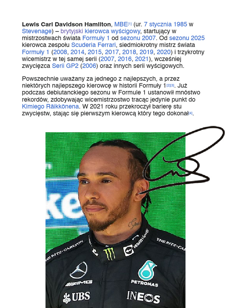 Lewis Hamilton | PDF