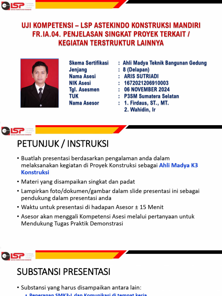 Aris Sutriadi SKK Gedung 2024 | PDF