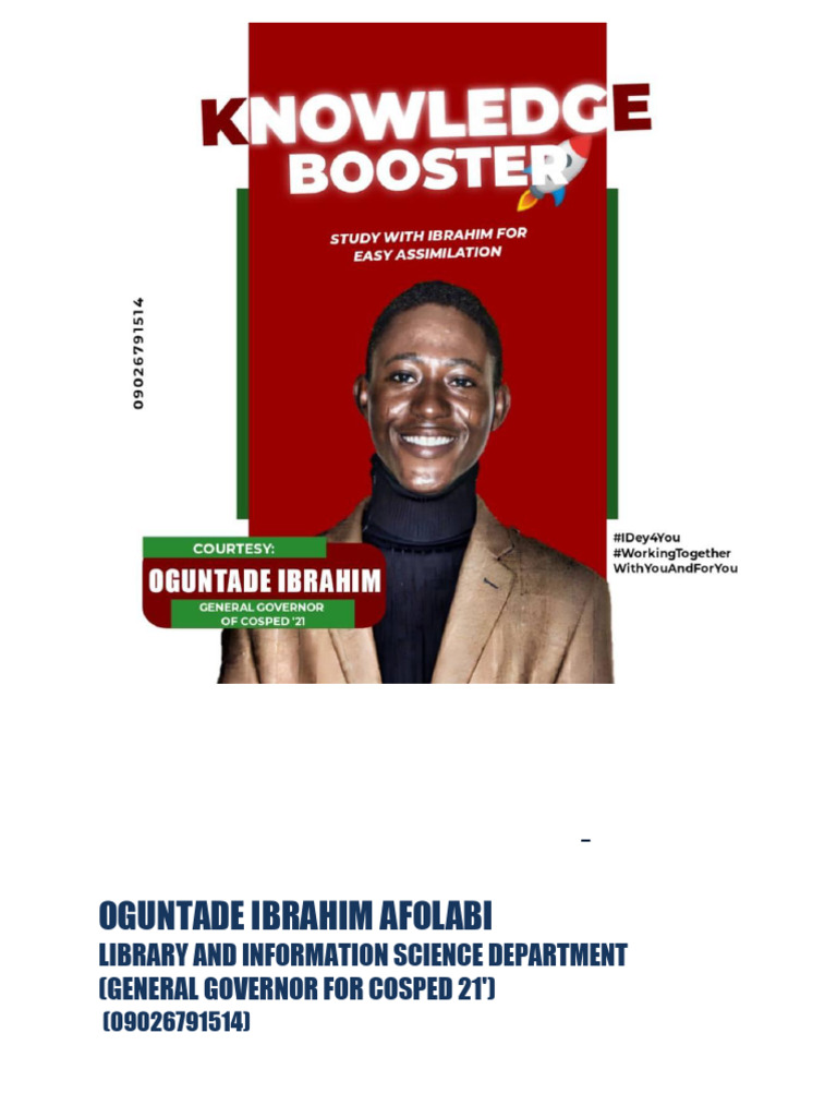 Edu 111 by Oguntade Ibrahim | PDF | Schools | Nigeria