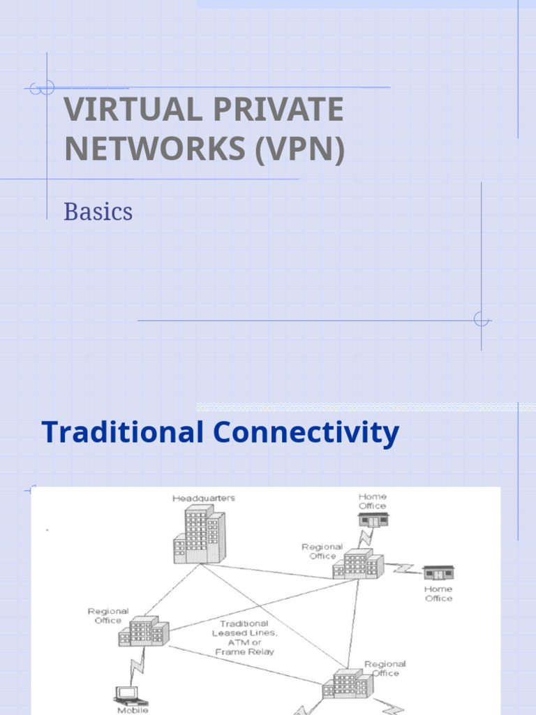 VPN Basics | PDF | Virtual Private Network | Computer Network
