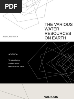 Sources of Water | PDF | Water | Reservoir