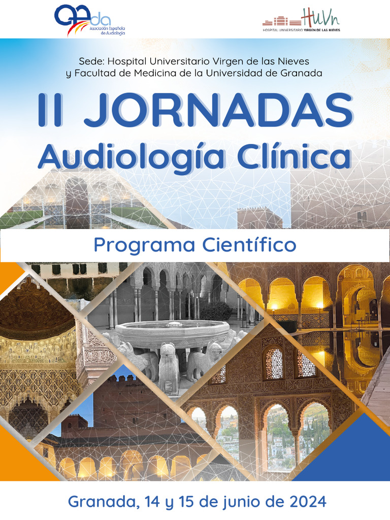 PROGRAMA Jornadas AUDIOLOGIA 2024 | PDF | Medicina