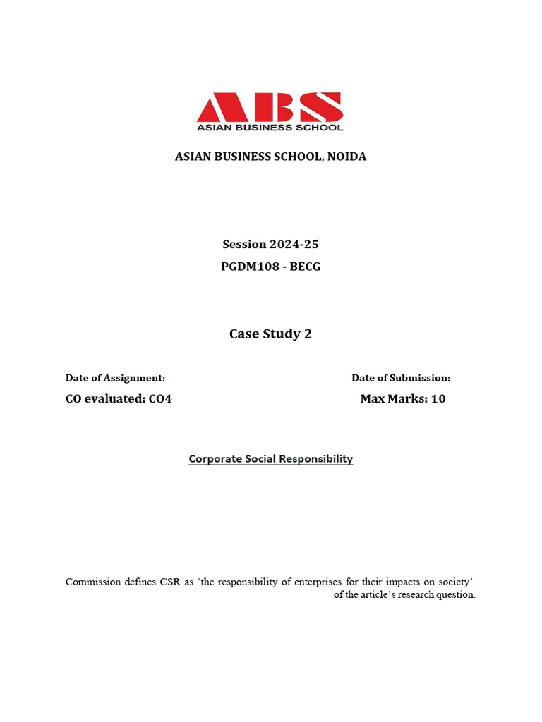 50case Study 2 - CSR | PDF | Corporate Social Responsibility | Apple Inc.