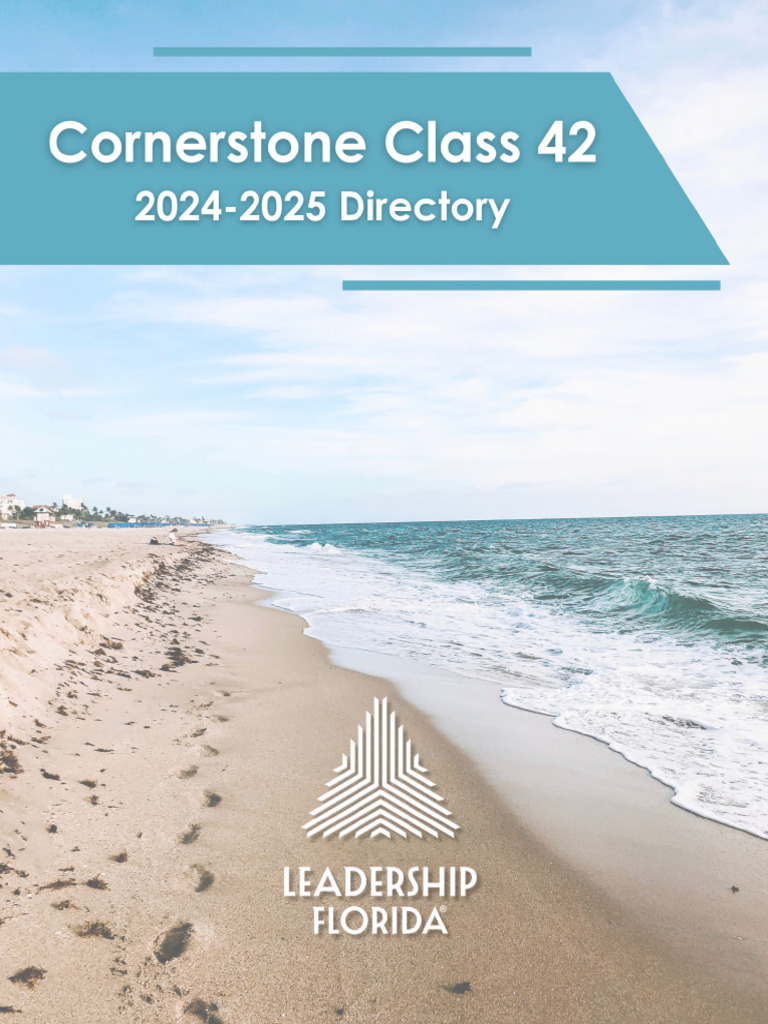 Leadership Florida Cornerstone Class 42 | PDF | Tampa | Leadership