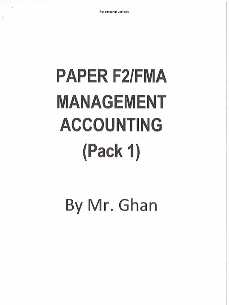 FMA Rev Notes 1 2023 | PDF | Self-Improvement