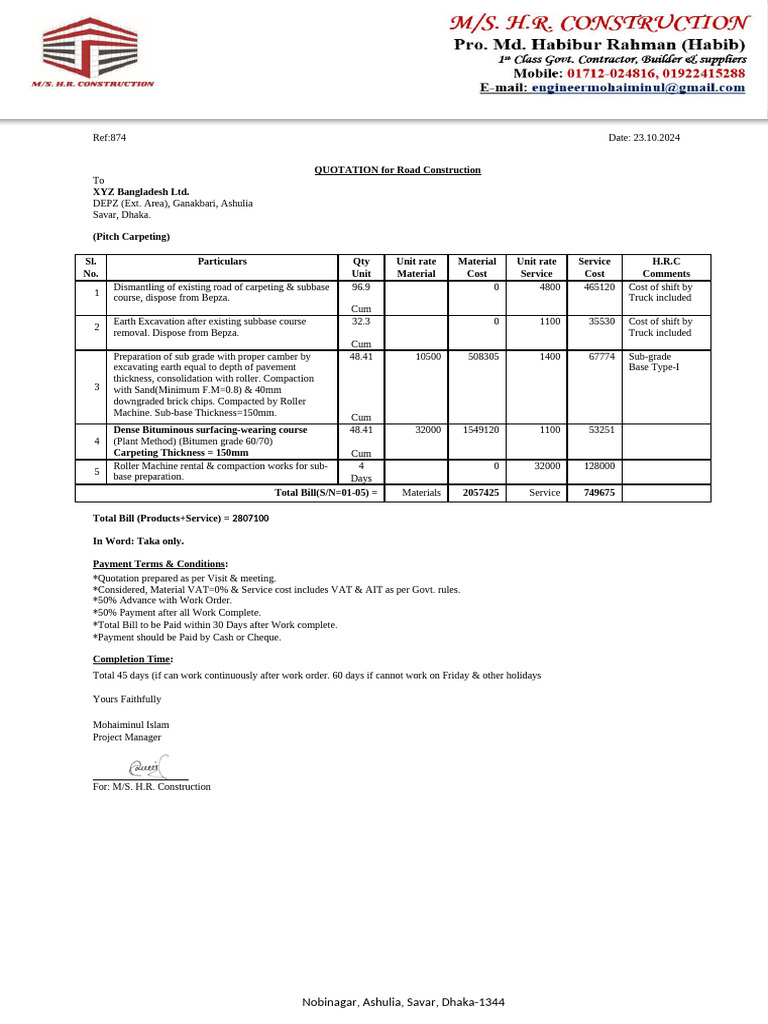 Pitch Carpeting Bituminous Road | PDF | Road | Building Materials