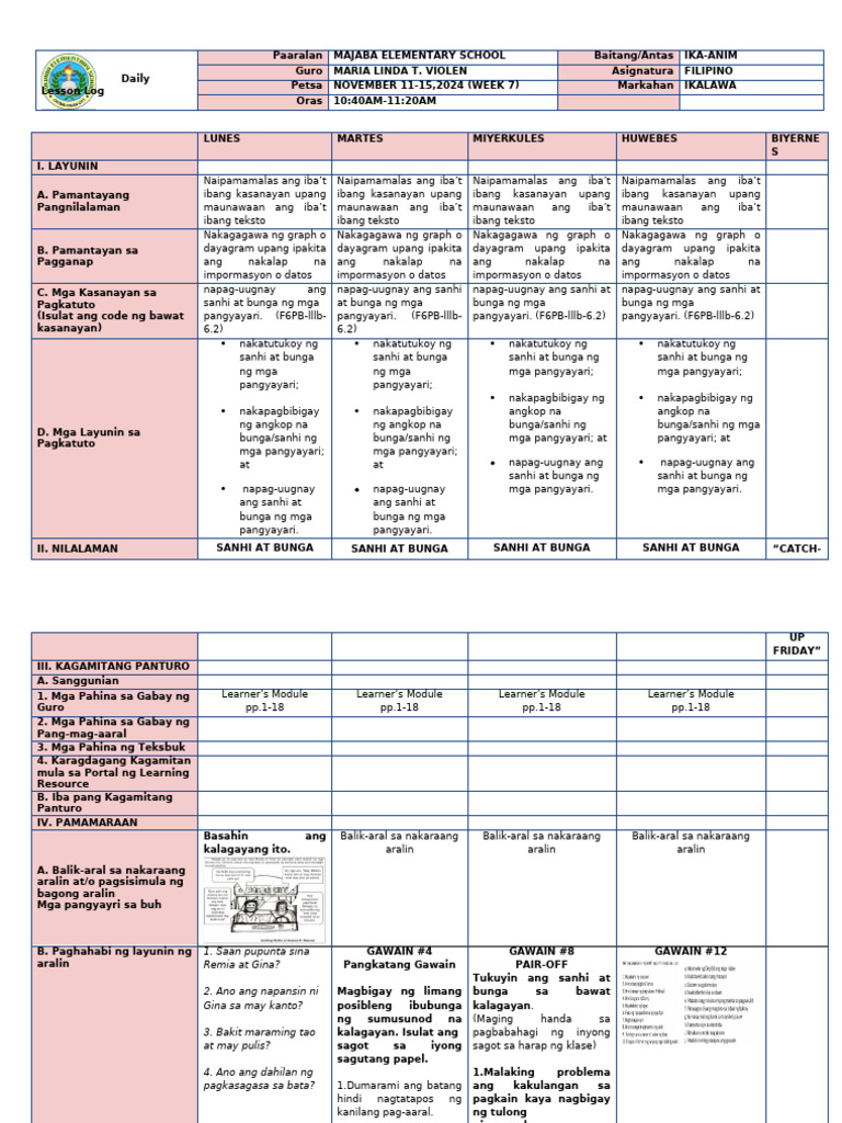 GR 6-Fil.-Wk 7-QTR 2 | PDF