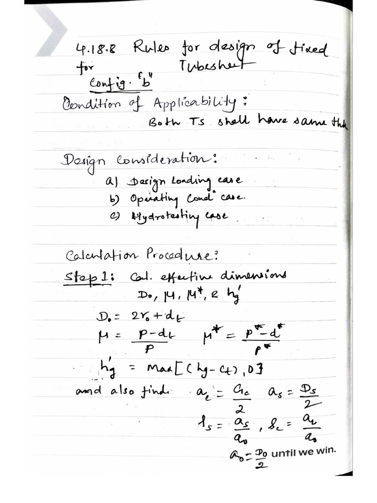 Fixed Tubesheet Design as Per ASME SEC VIII Div 2-4-18 8 1719918891 | PDF